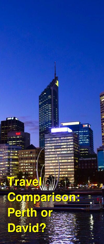 Should I Visit Perth or David for Vacation? Which is Better? Which is ...