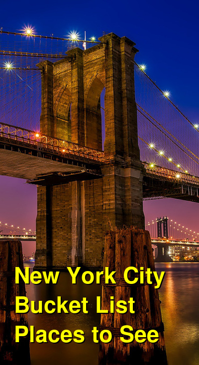 New York City Bucket List Places to See