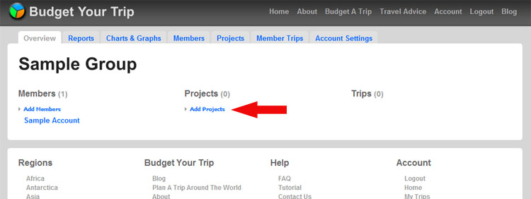 Group Tutorial | Budget Your Trip